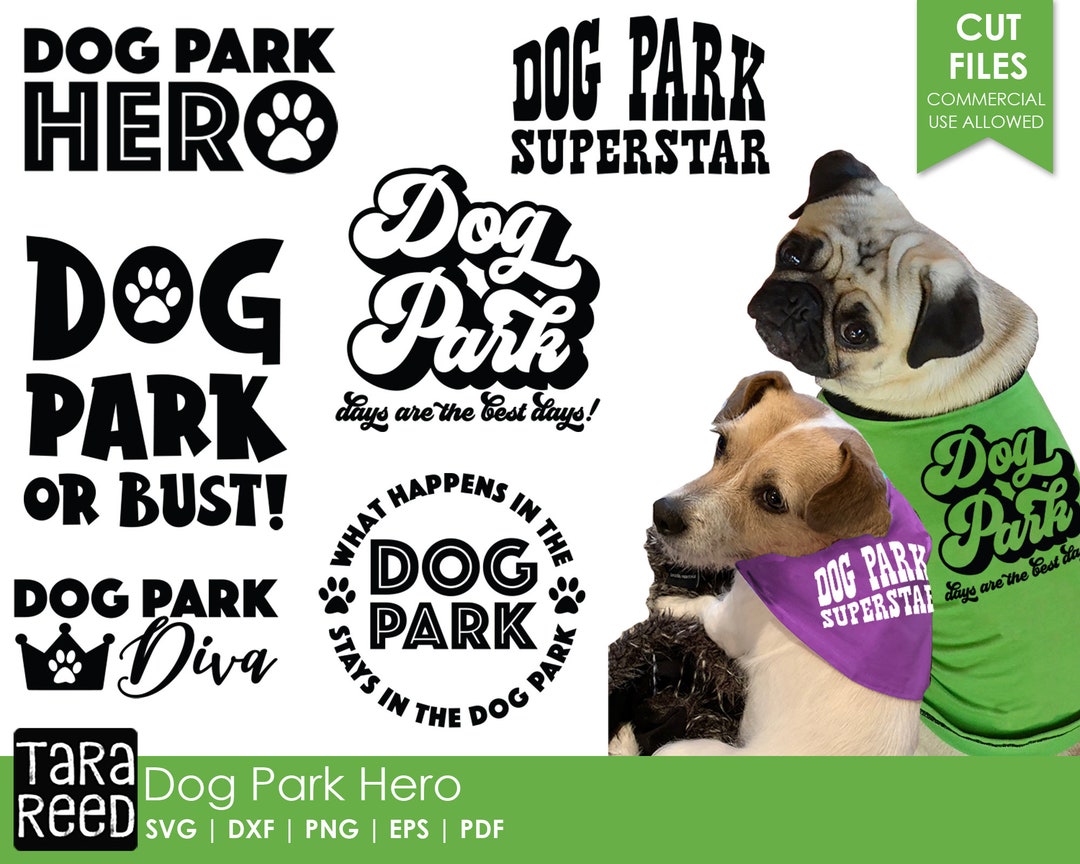 Dog Park Hero - Dog SVG and Cut Files for Crafters - Etsy