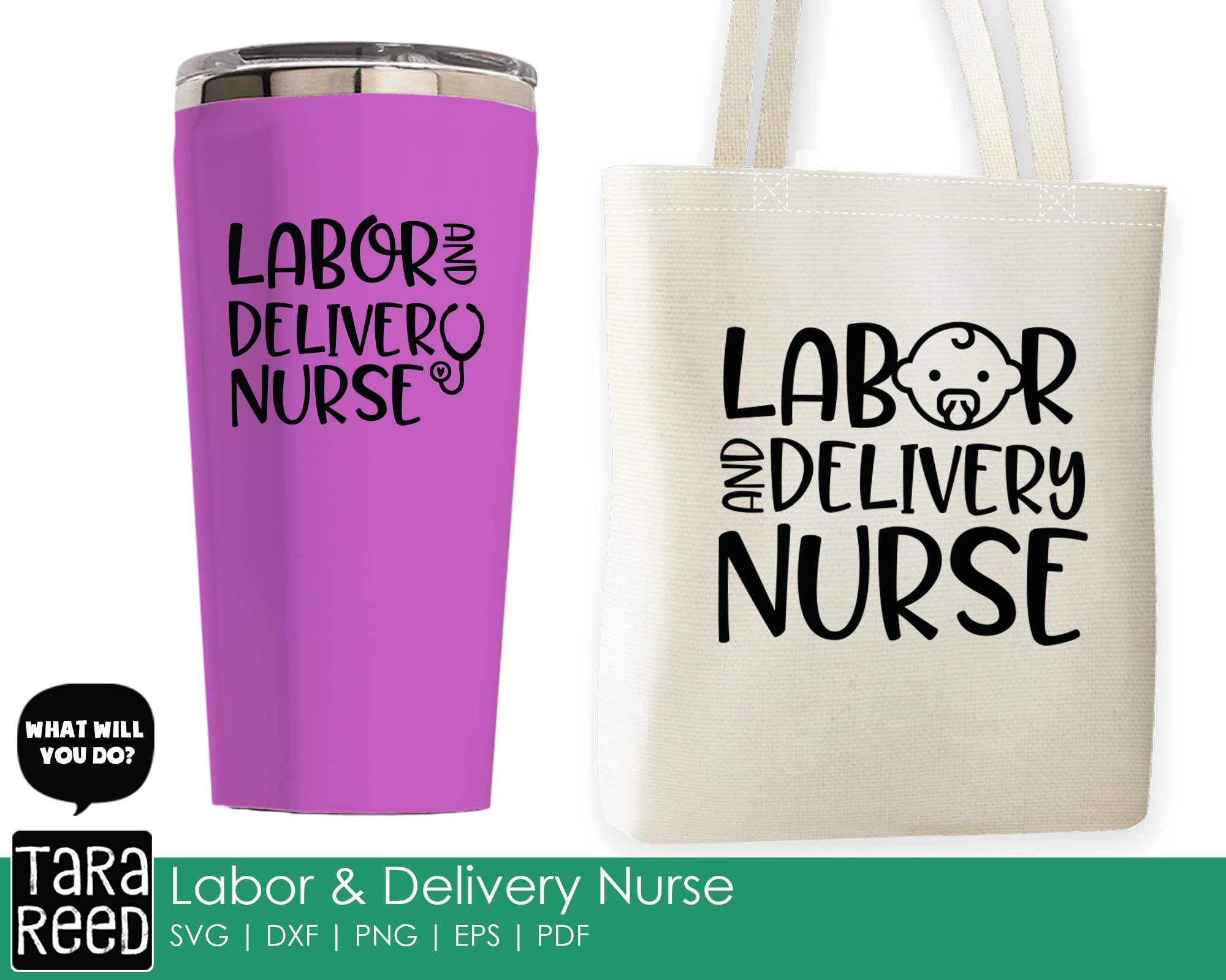 Labor And Delivery Nurse Nurse Svg And Cut Files For Crafters Etsy
