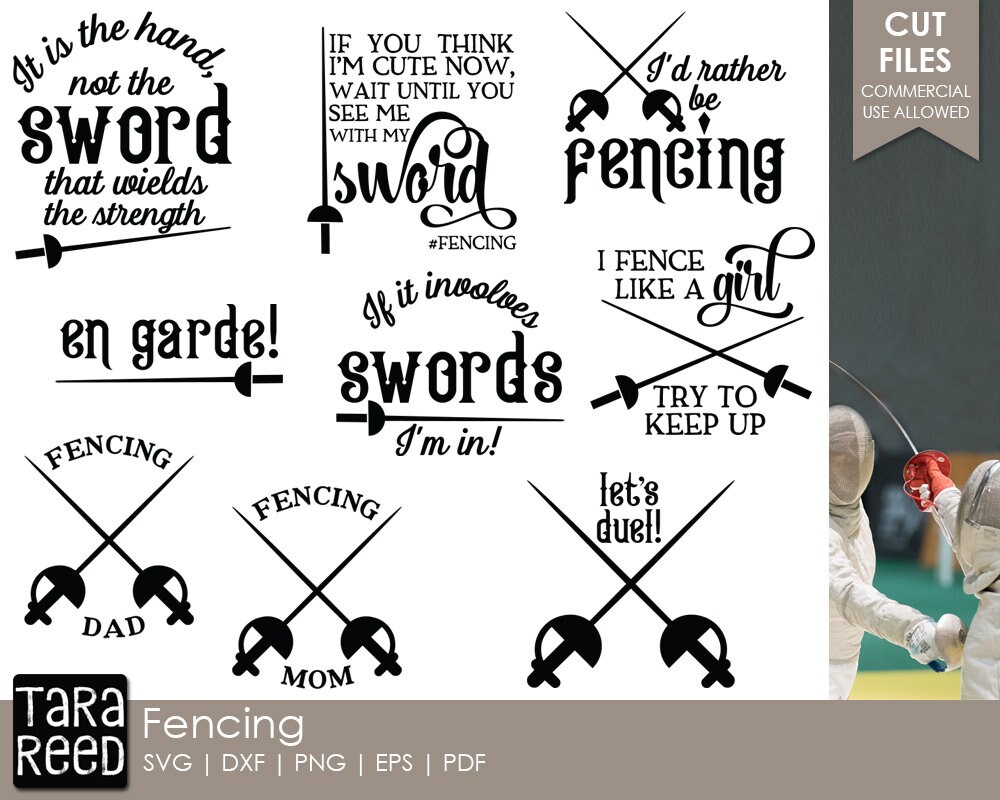 Fencing SVG and Cut Files for Crafters - Etsy Australia