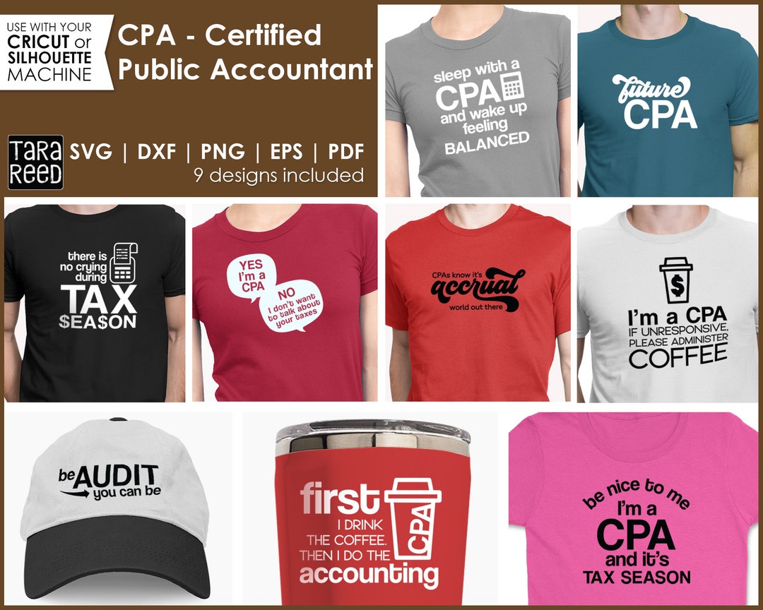 CPA - Certified Public Accountant SVG and Cut Files for Crafters - Etsy