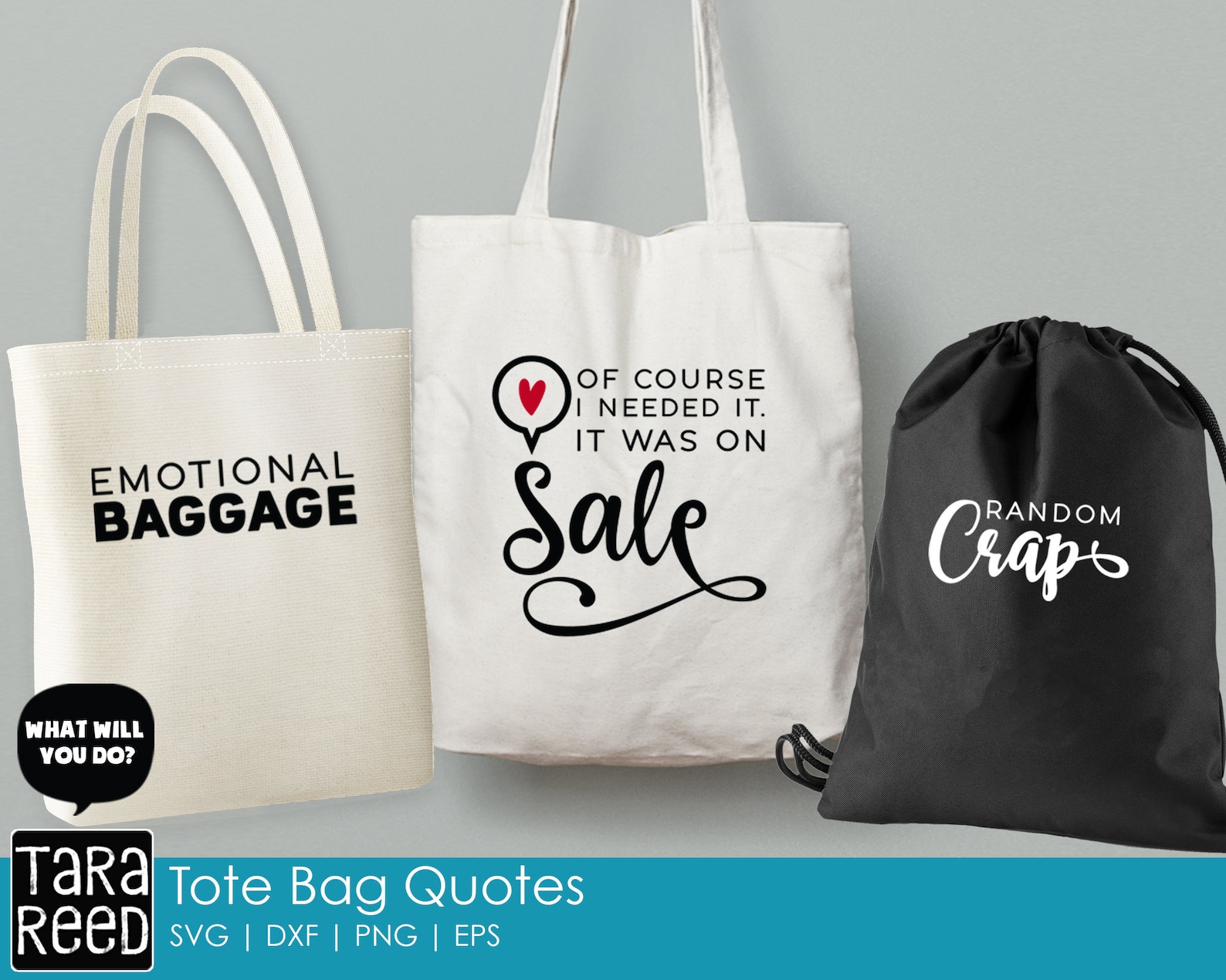 Tote Bag Quotes SVG and Cut Files for Crafters - Etsy