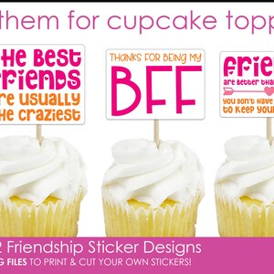 Printable Friends Stickers Printable Planner Stickers Print Then Cut ...