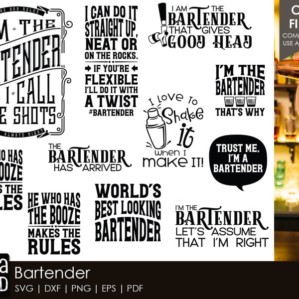 Bartender Sign - Etsy