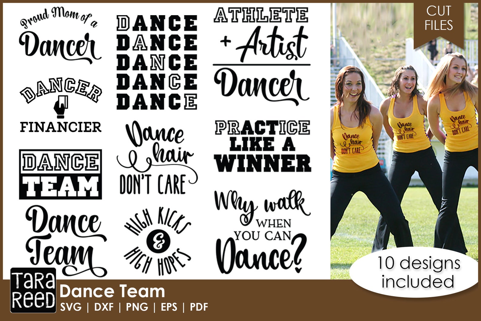Dance Team SVG and Cut Files for Crafters | Etsy