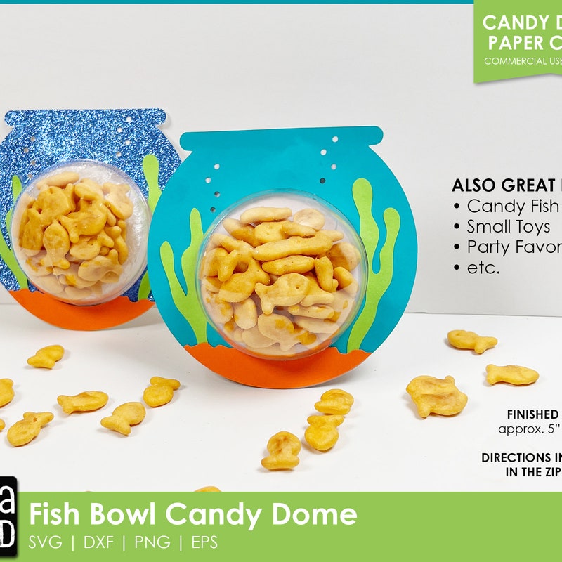 Fish Treat Box Template - Etsy