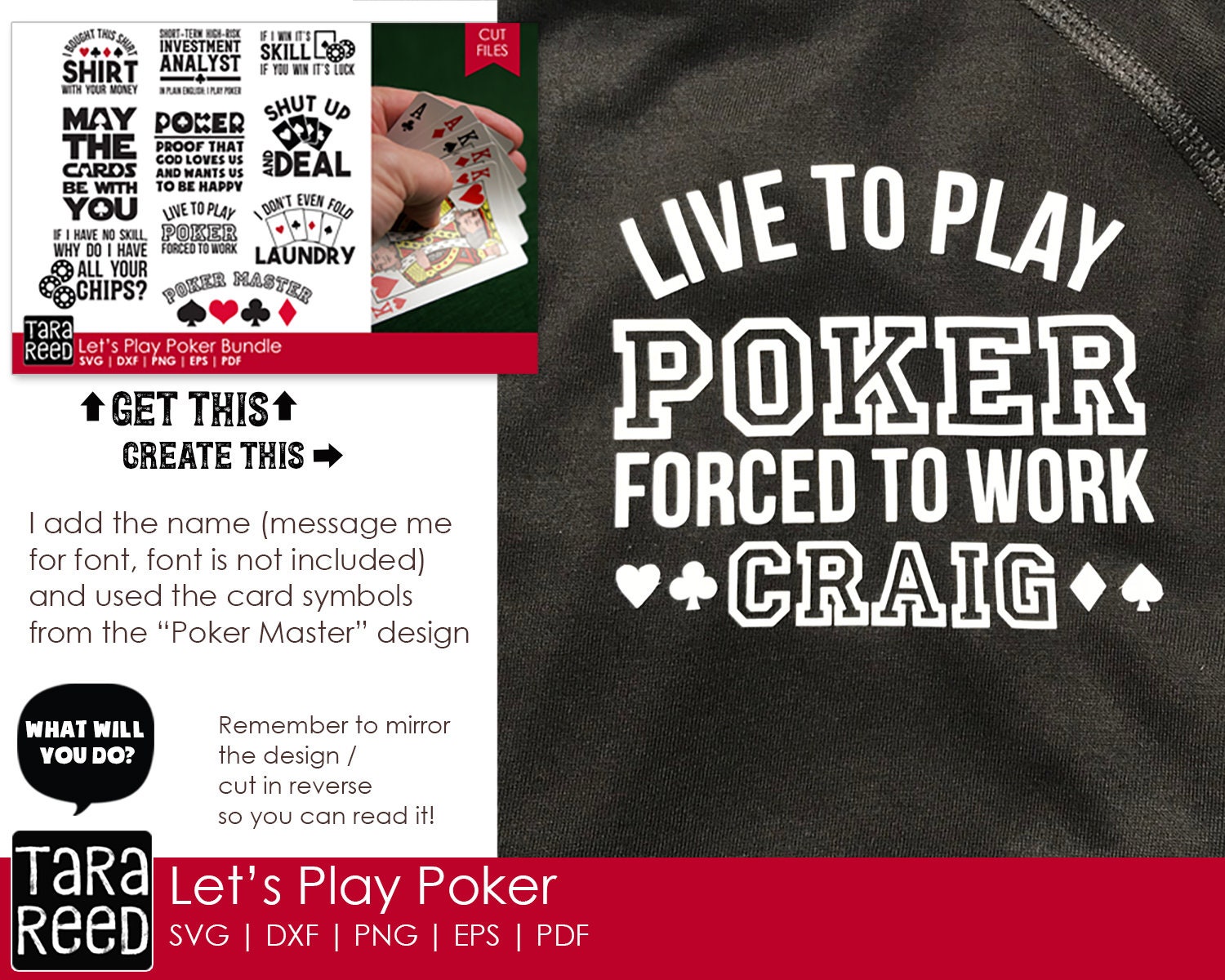 Poker SVG and Cut Files for Crafters - Etsy