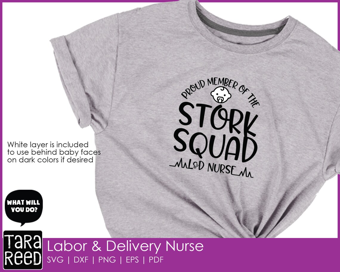 Labor & Delivery Nurse Nurse SVG and Cut Files for Crafters - Etsy