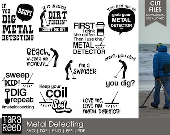 Metal Detecting Svg | Etsy