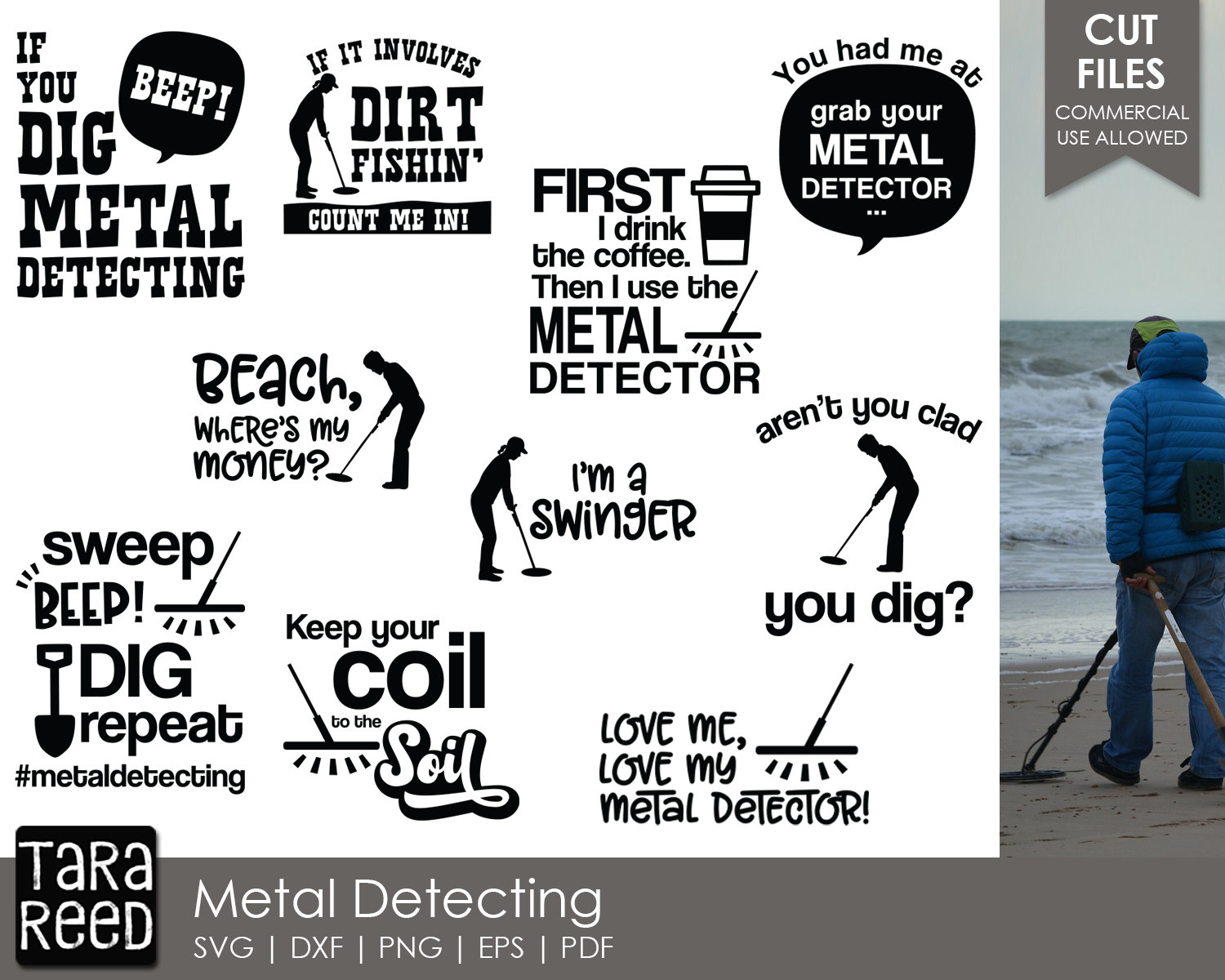 Metal Detecting Decals