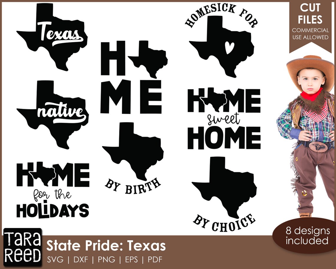 Texas SVG and Cut Files for Crafters | Etsy