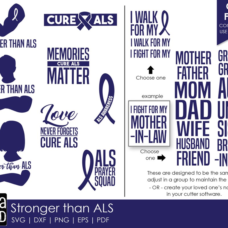 Als Awareness Ribbons - Etsy