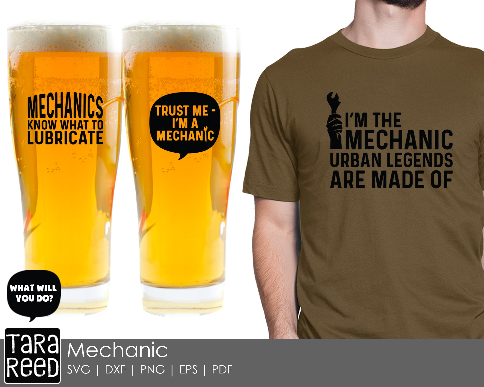 Mechanic SVG for Cricut and Cut Files for Crafters - Etsy