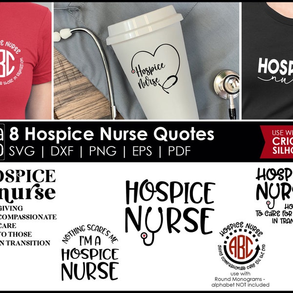 Hospice Nurse Svg - Etsy
