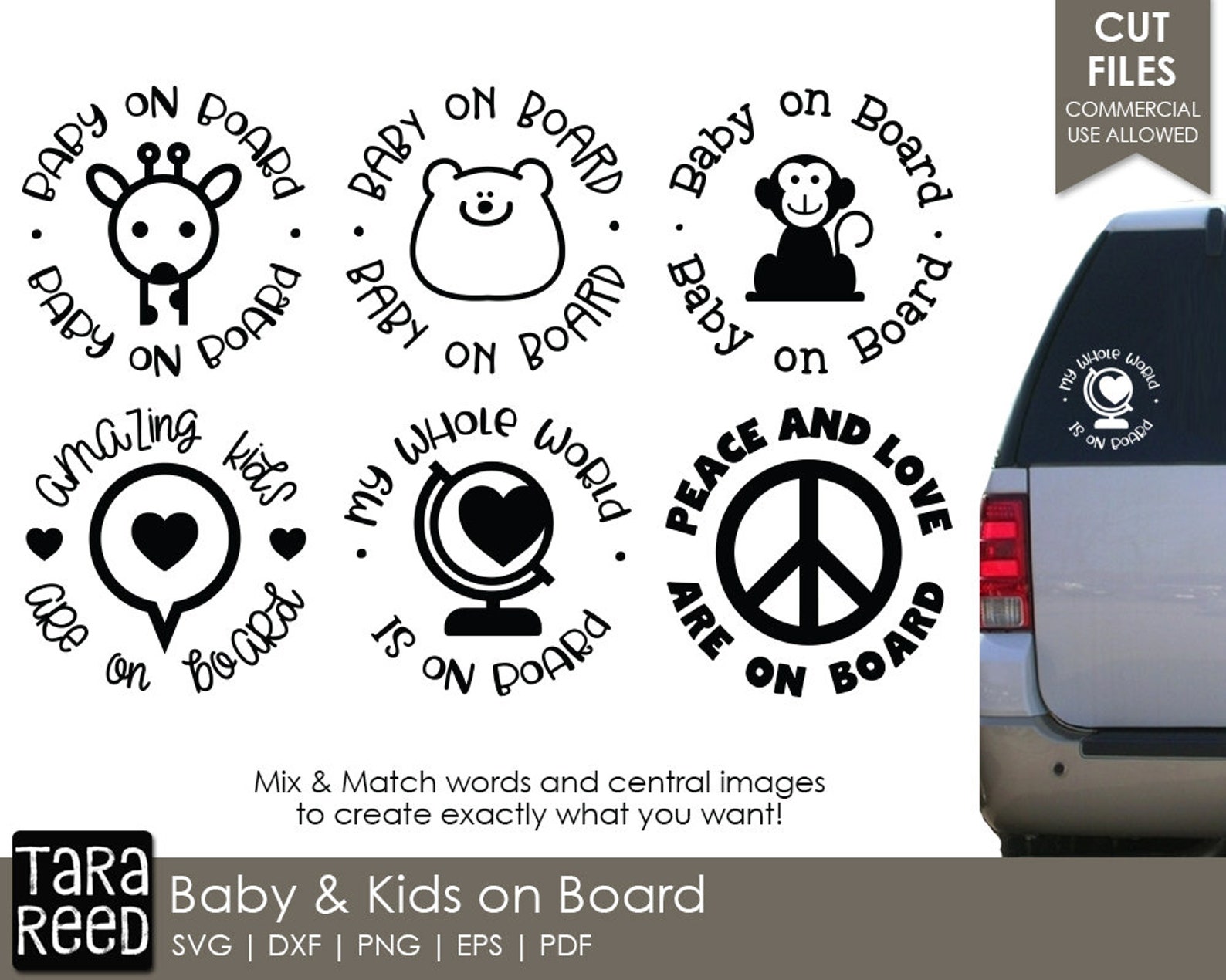 Baby on Board Baby SVG and Cut Files for Crafters | Etsy