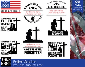 Fallen Hero Svg - Etsy Israel
