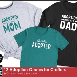 Adoption Quotes Adoption SVG Bundle for Cricut Adoption Day Shirts - Etsy