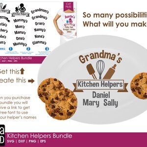 Kitchen Helpers Baking SVG and Cut Files for Crafters - Etsy