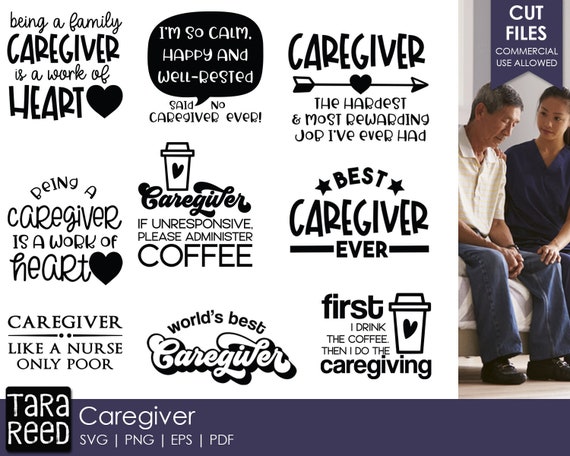 Caregiver SVG and Cut Files for Crafters | Etsy