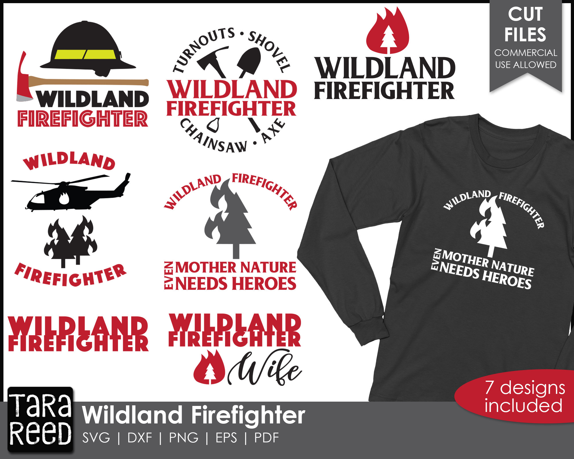 Wildland Firefighter Graphics