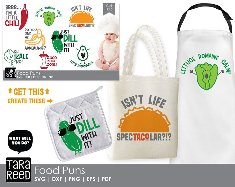 Food Puns Food SVG and Cut Files for Crafters | Etsy