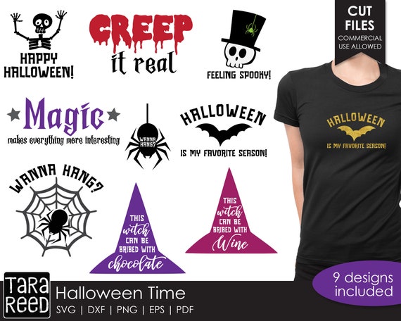 Halloween SVG and Cut Files for Crafters Halloween Time | Etsy