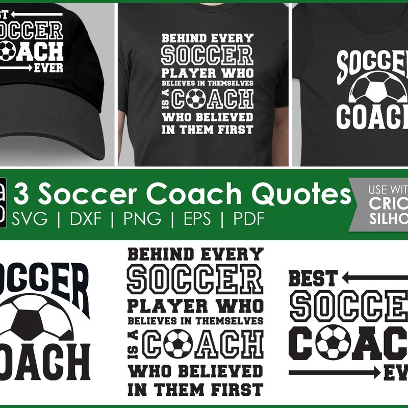 Soccer Coach Svg - Etsy