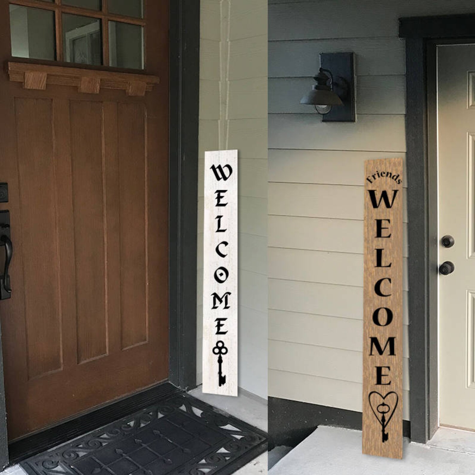 Welcome Vertical Signs Welcome SVG Files for Crafters - Etsy