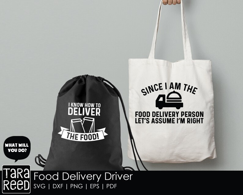 Food Delivery Driver SVG and Cut Files for Crafters - Etsy