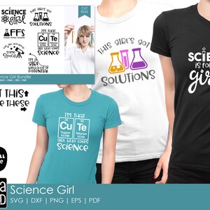 Science Girl - School SVG and Cut Files for Crafters - Etsy