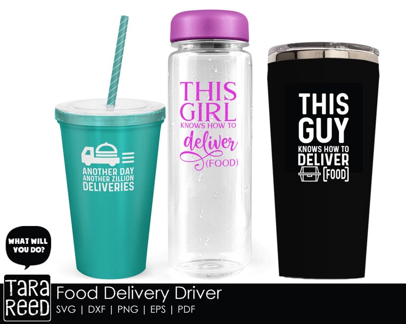 Food Delivery Driver SVG and Cut Files for Crafters - Etsy