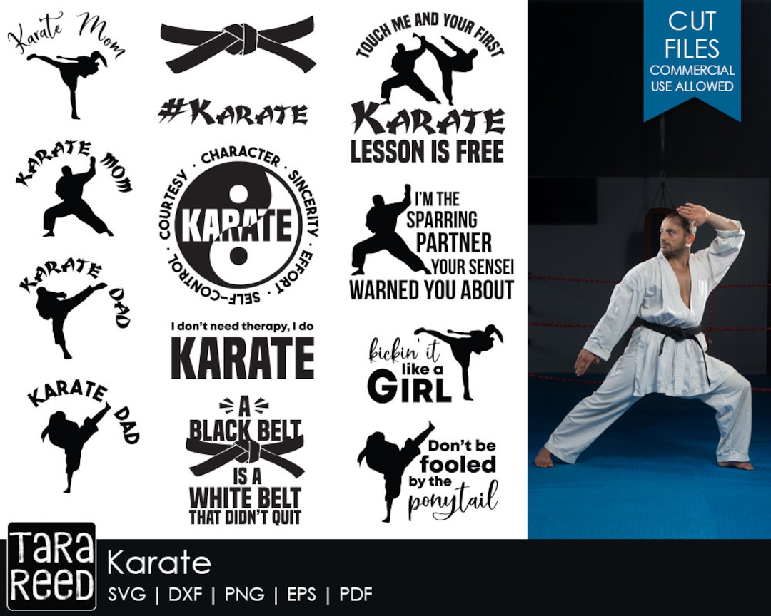 Karate SVG and Cut Files for Crafters - Etsy