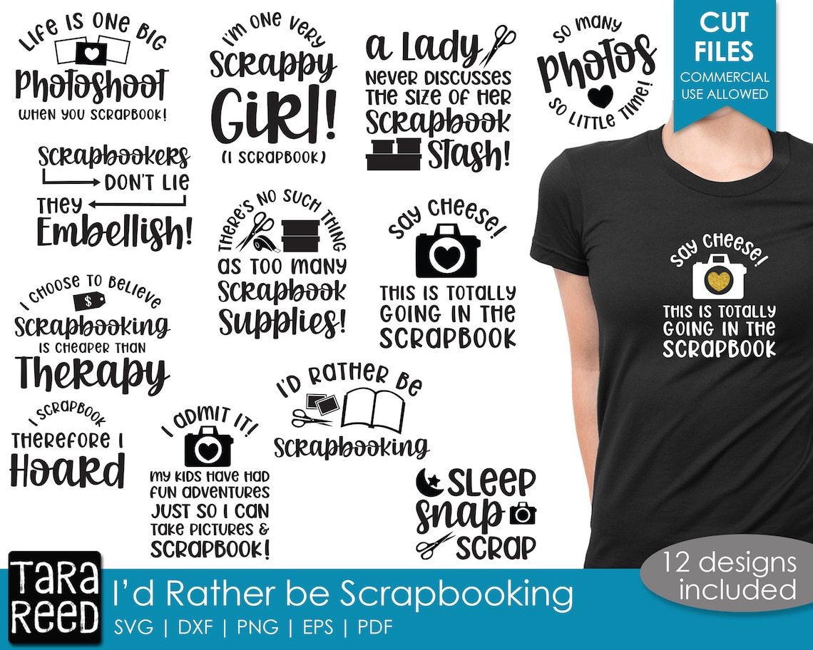 Scrapbooking SVG and Cut Files for Crafters - Etsy