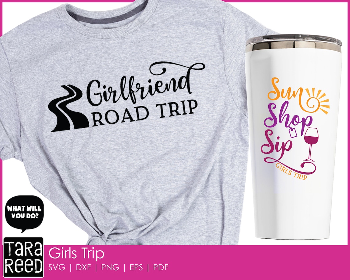 Girls Trip Shirt Ideas Vacation SVG and Cut Files for - Etsy