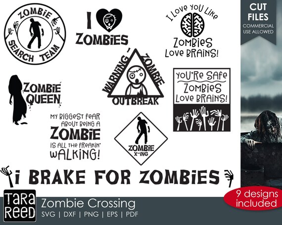 Zombie SVG for Cricut and Crafting Bundle - Etsy