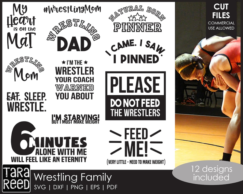 Wrestling Quotes SVG and Cut Files for Crafters - Etsy