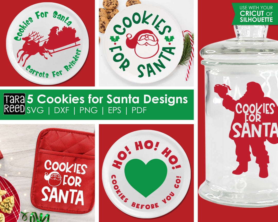 Cookies for Santa Quotes for Crafters Cookies for Santa Plate - Etsy