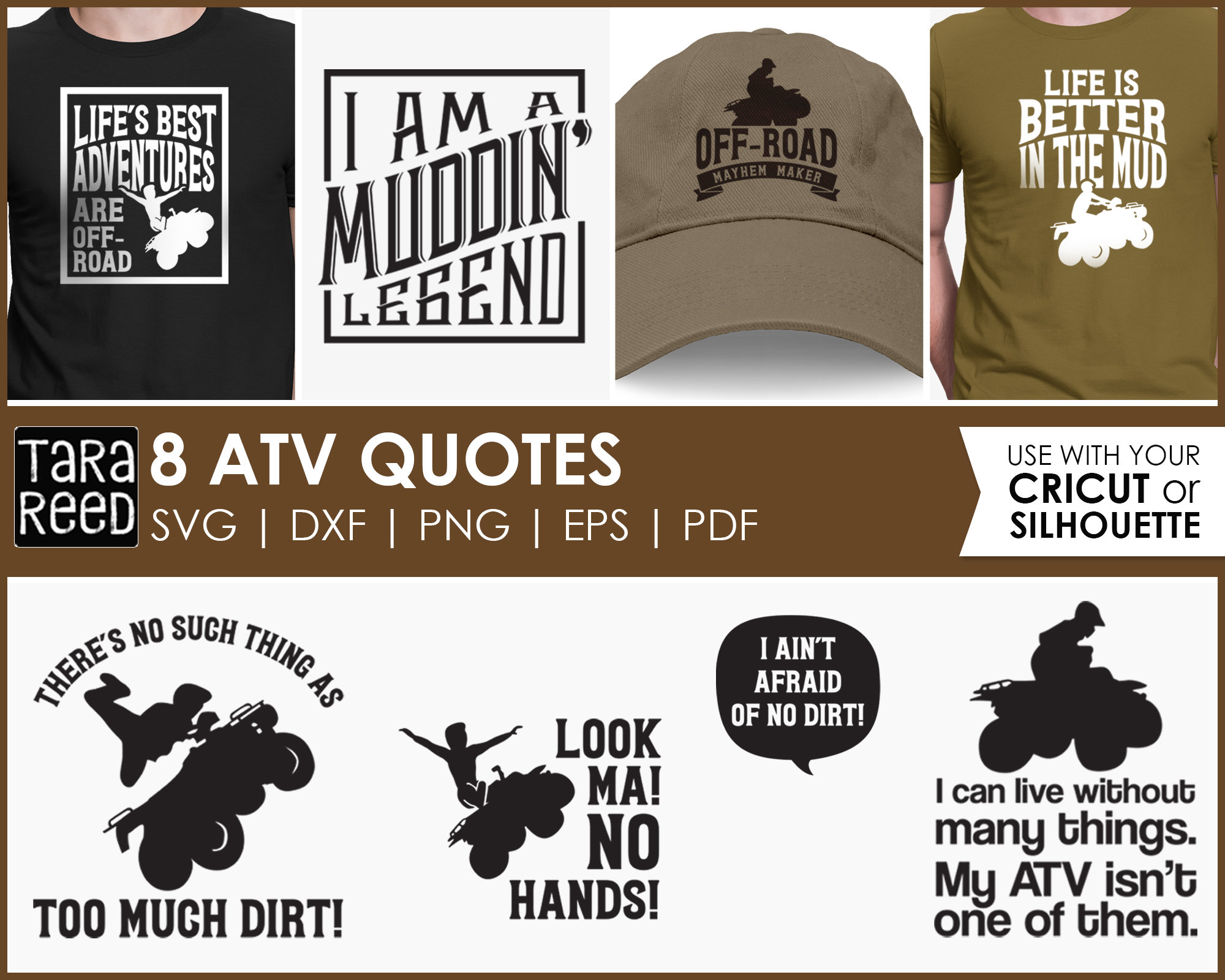 Let's Go Muddin' - ATV SVG and Cut Files for Crafters - Etsy