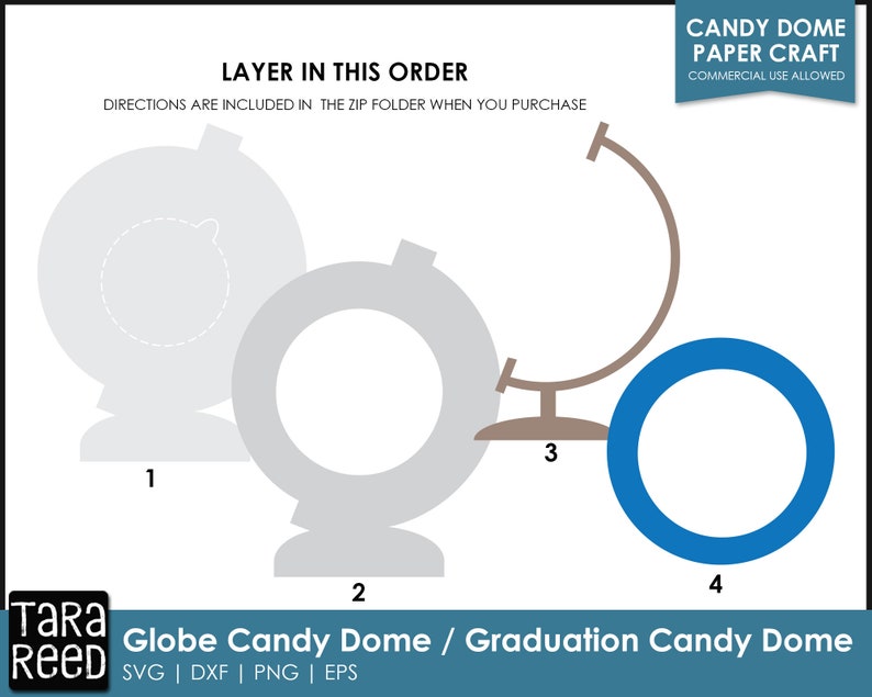 Globe Candy Dome SVG for Cricut Teacher Appreciation - Etsy