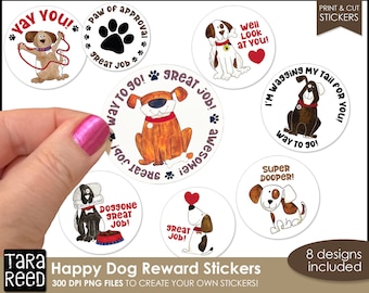 Dog Reward Stickers - Etsy