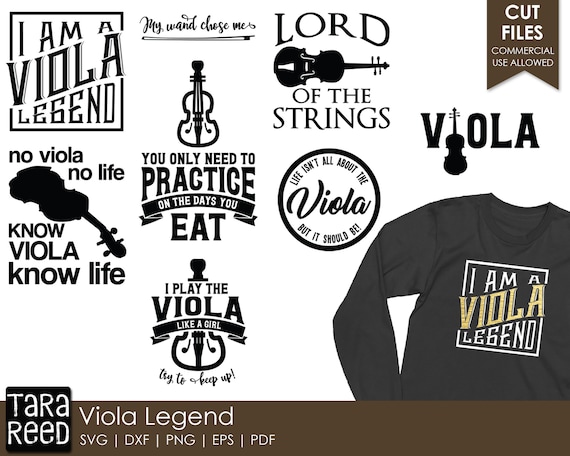 Viola Legend Viola SVG and Cut Files for Crafters - Etsy Finland
