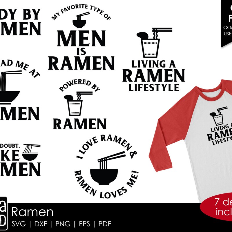 Ramen Svg - Etsy