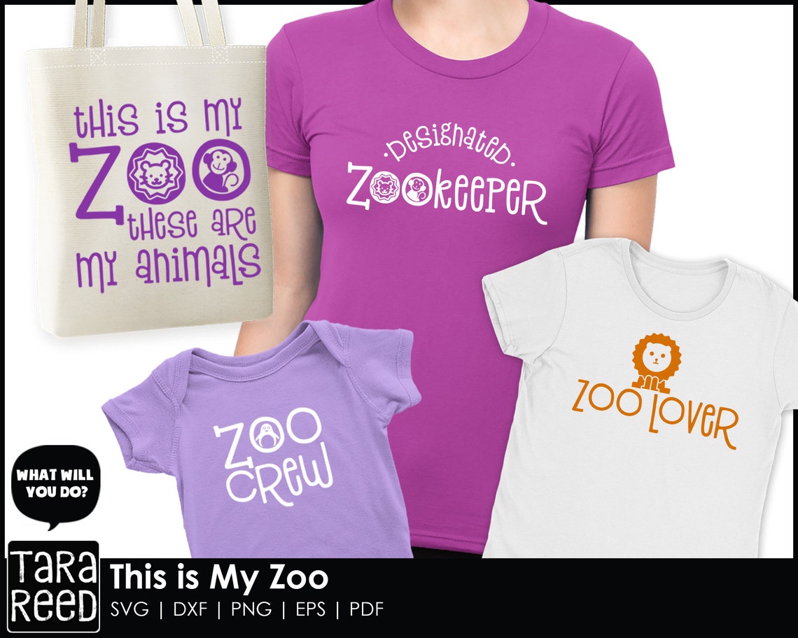 This is My Zoo - Zoo SVG and Cut Files for Crafters - Etsy