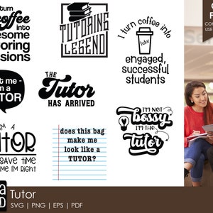 Tutor Teacher SVG and Cut Files for Crafters - Etsy