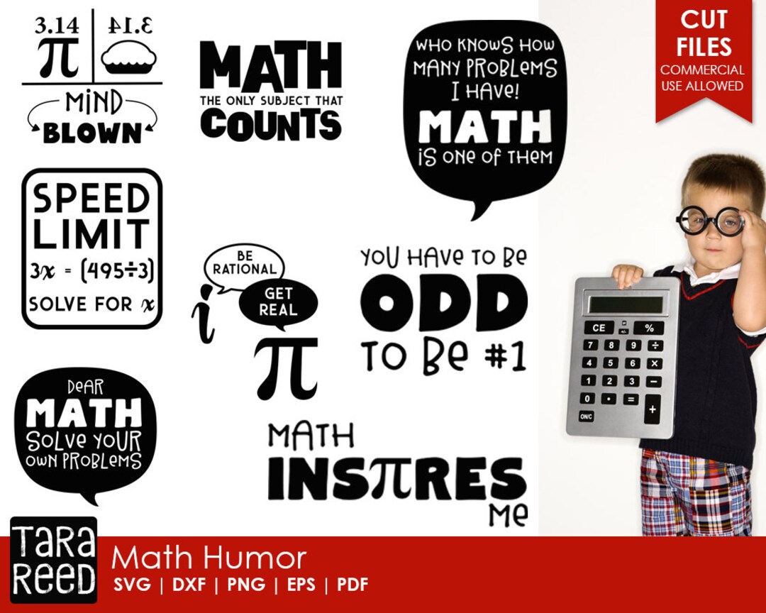 Math SVG and Cut Files for Crafters - Etsy