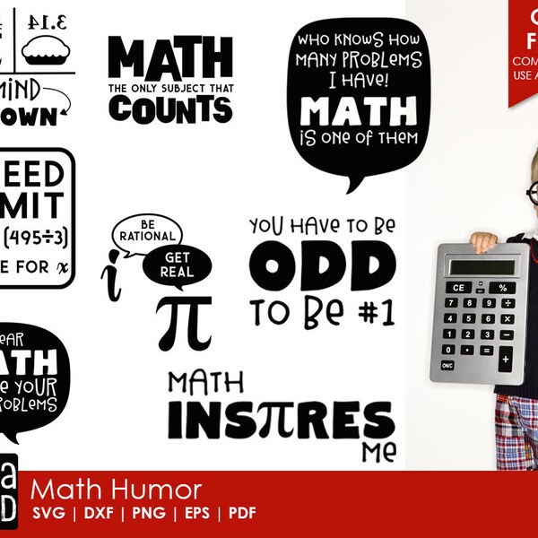 Math Svg - Etsy