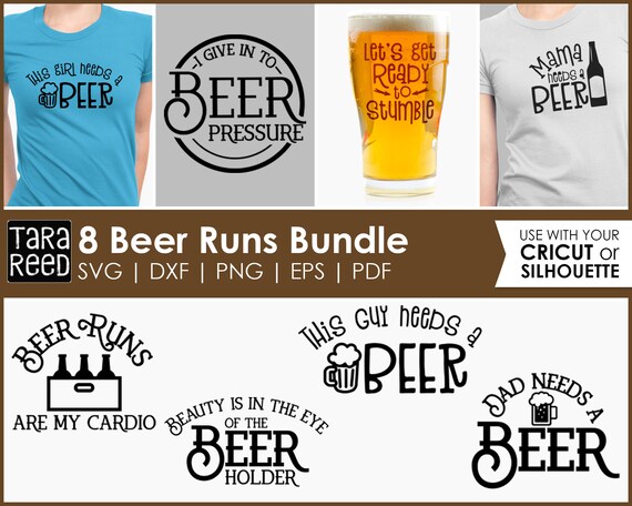 Beer Run Beer SVG and Cut Files for Crafters - Etsy