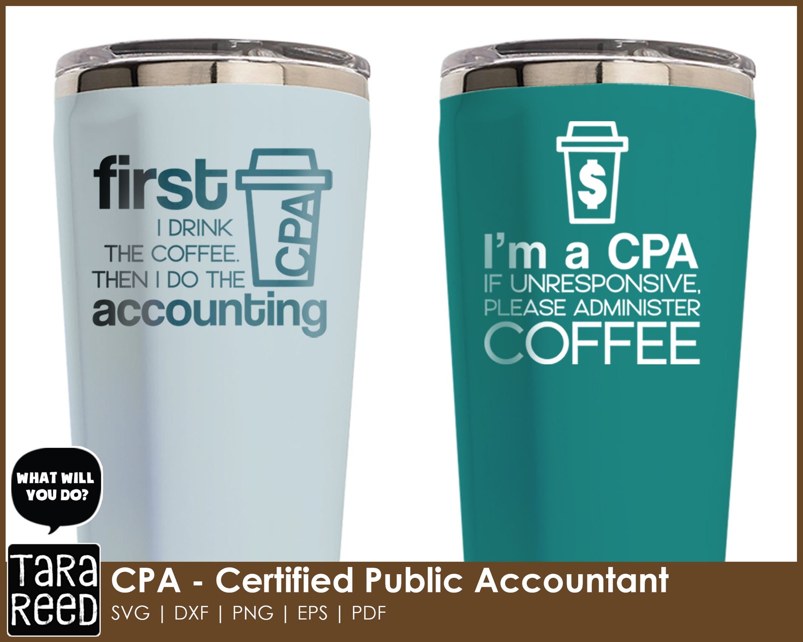CPA Certified Public Accountant SVG and Cut Files for - Etsy