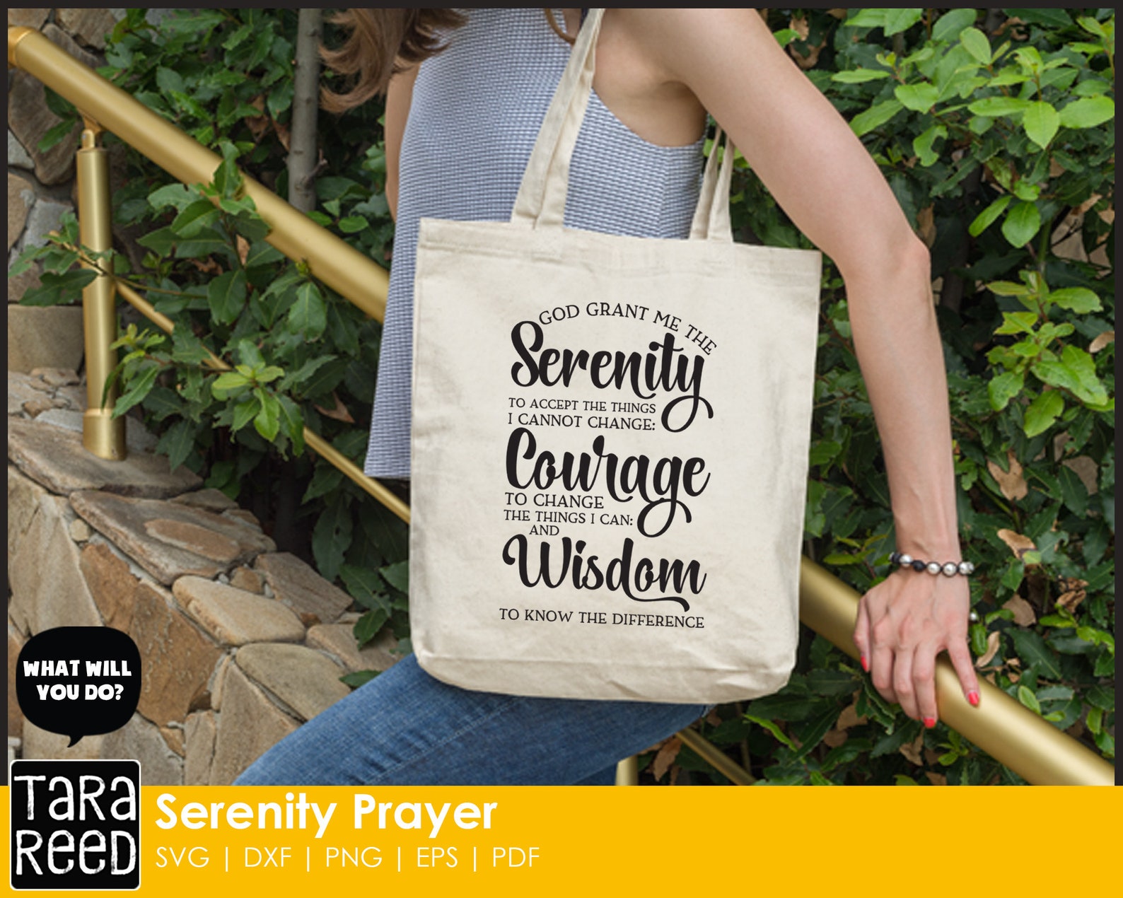 Serenity Prayer SVG and Cut Files for Crafters - Etsy