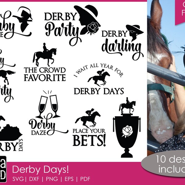 Derby Svg - Etsy
