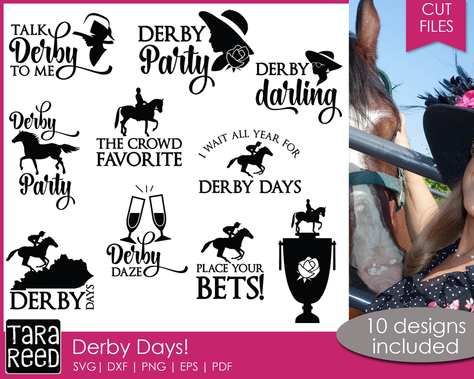 Derby Days - Horse Race SVG and Cut Files for Crafters - Etsy